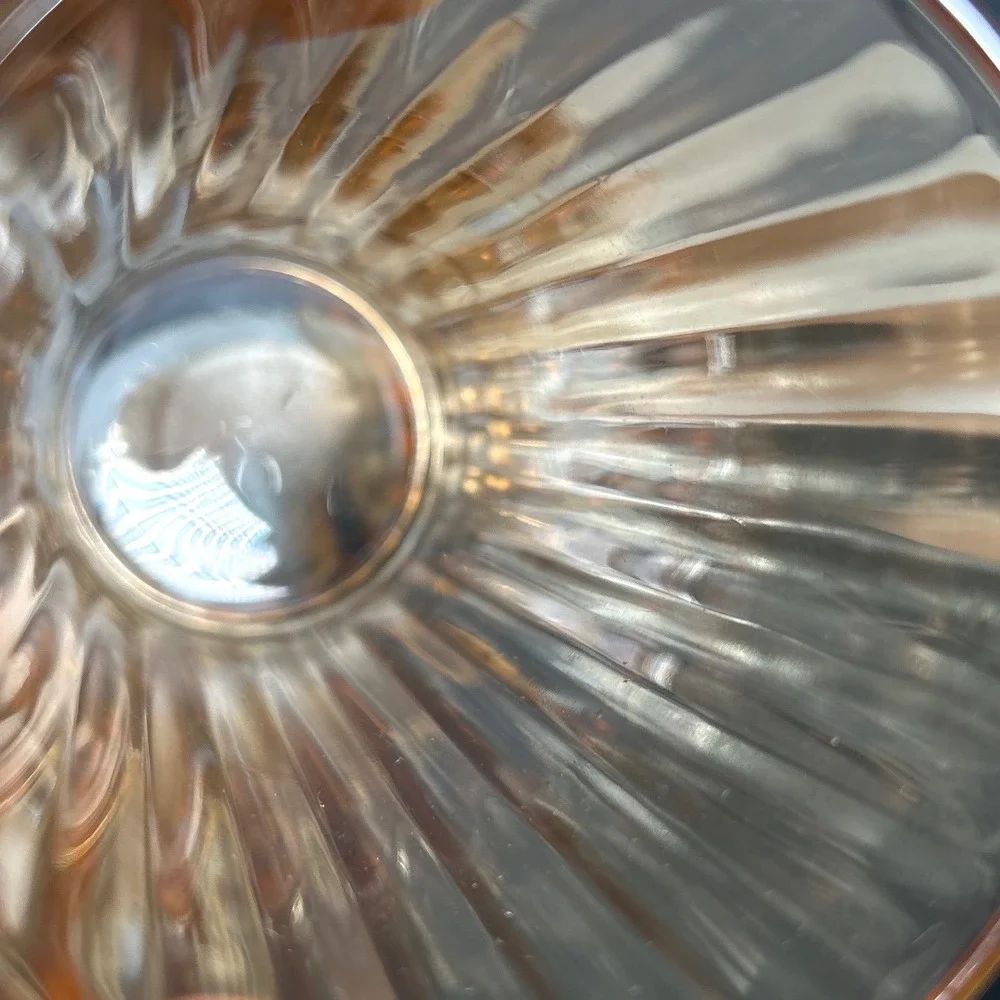 Jeanette Glass | Dining | Jeanette Marigold Glasses Tumblers Peach ...